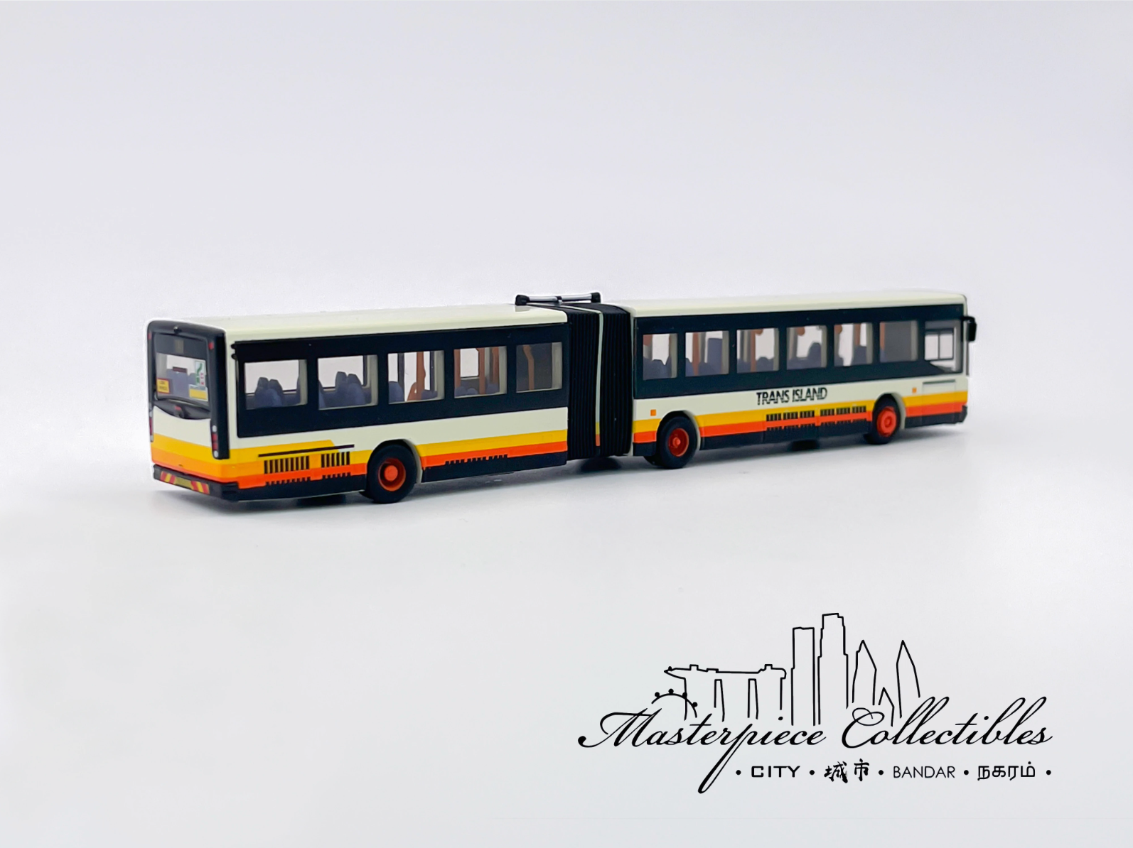 1/110 O4O5G Singapore Bendy Bus (No. 69) – Masterpiece Collectibles